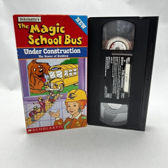 Media | The Magic School Bus Under Construction Animated Vhs Video ...